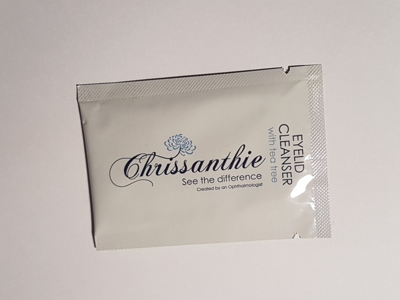 Chrissanthie eyelid Cleanser Client Sample sachets (5 x 3m Sachets ...
